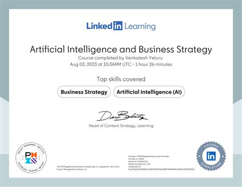 venkatesh reddy on linkedin certificate of completion