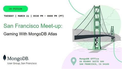 Hubert Nguyen On Linkedin March Mongodb Meet Up Gaming With Mongodb Atlas Tue Mar 21 2023