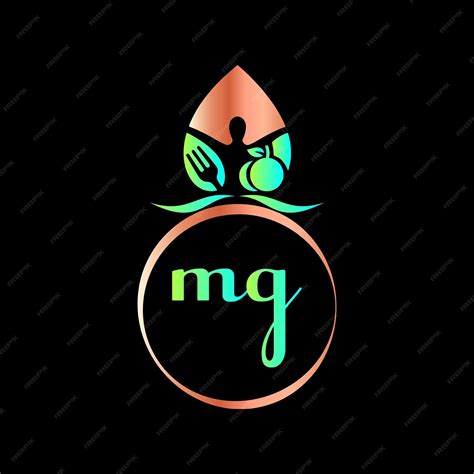 Premium Vector Mg Monogram Design Abstract Isolated Restaurant Food