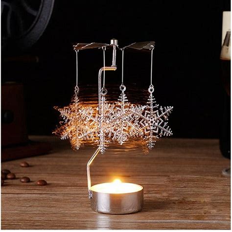 Snowflake Themed Candle Holders