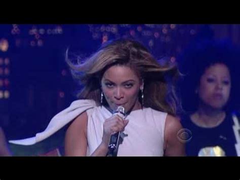 Beyoncé Knowles Halo Live The Late Show With David Letterman