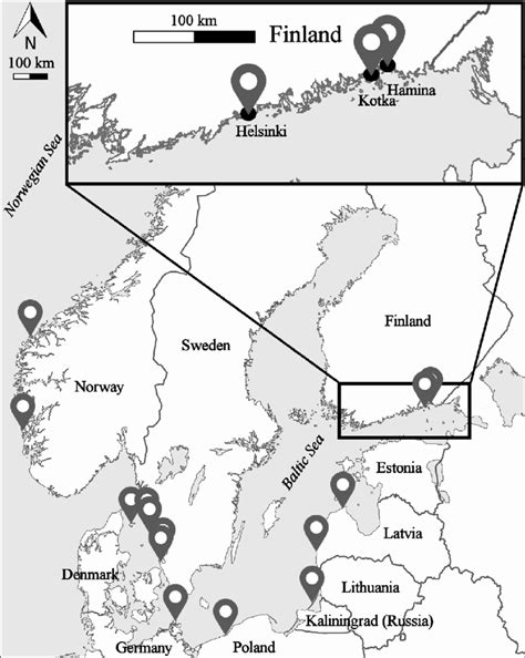 Map Showing The Documented Itinerary Of Walrus Kx2531 Base Map