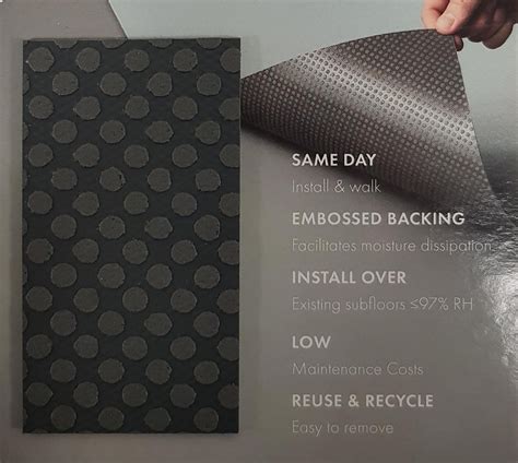 Polysafe Quicklay Rich Black 6252 Safety Flooring Uk