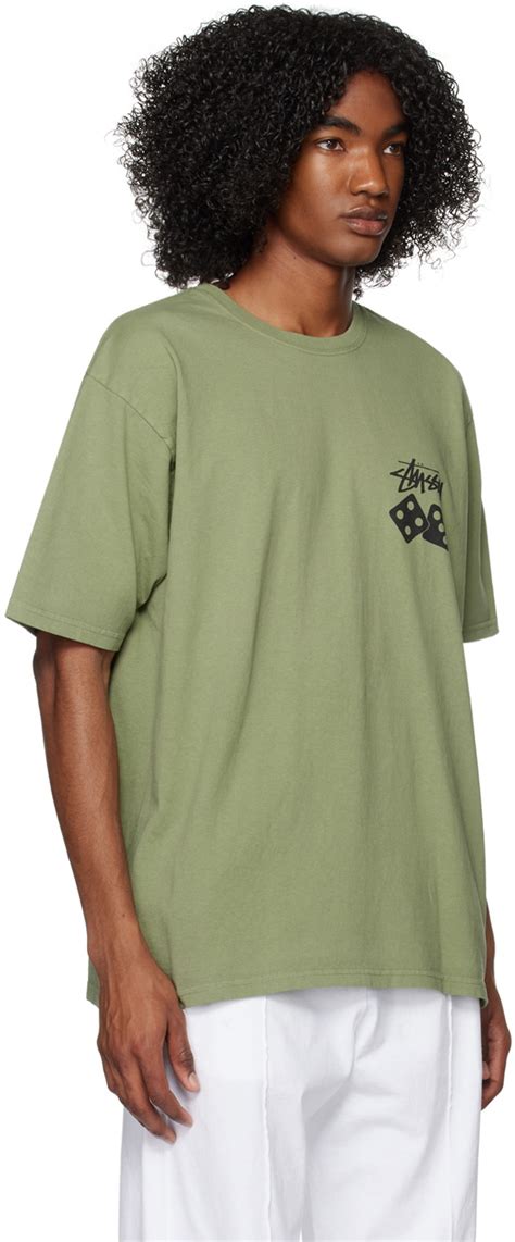 Stüssy Green Dice T Shirt Stussy