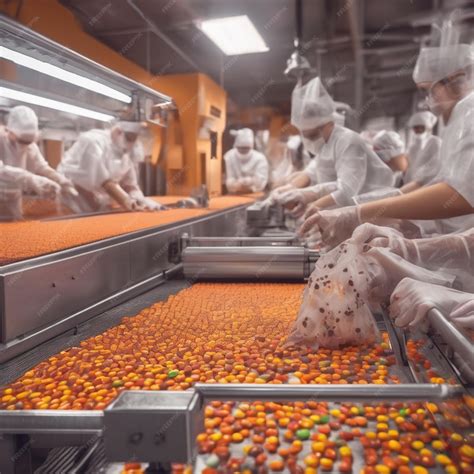 Halloween Candy Factory Sweet Assembly Line Magic Premium Ai
