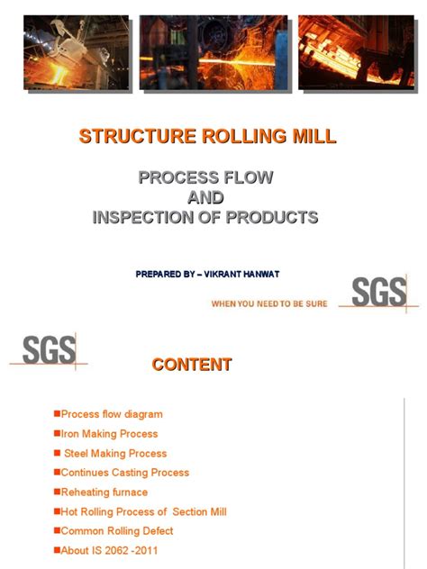 Process Flow Section Mill Pdf Steelmaking Steel