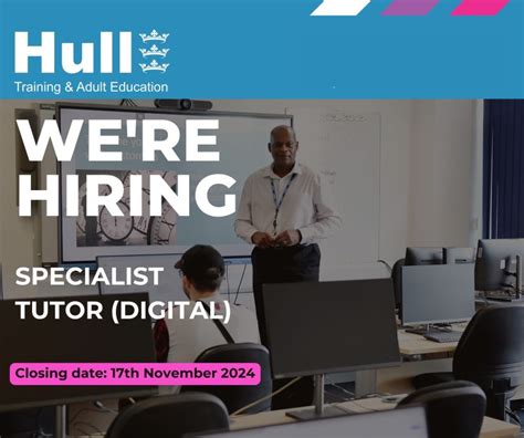 Digitaltutor Jobsinhull Careeropportunity Hullcitycouncil Digitalskills Hull Training And