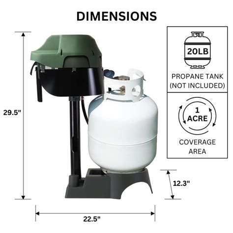 Bite Shield Guardian Pro Cordless Propane Powered Solution Outdoor