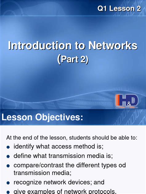 Q1 Lesson2 Intro To Networks Part2 Pdf