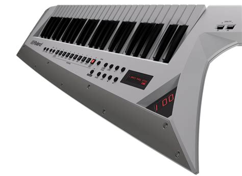 Roland Ax Edge Keytar Professional Keytar Performance Synth White Bonners Music