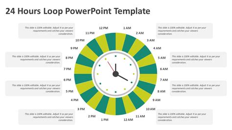 24 Hours Loop Powerpoint Template Ppt Templates