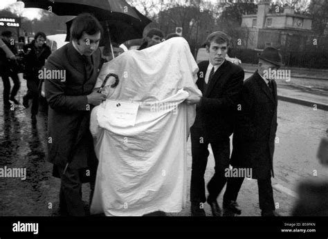John Lennon And Wife Yoko Ono Under Their Sheet With Mr James Hanratty