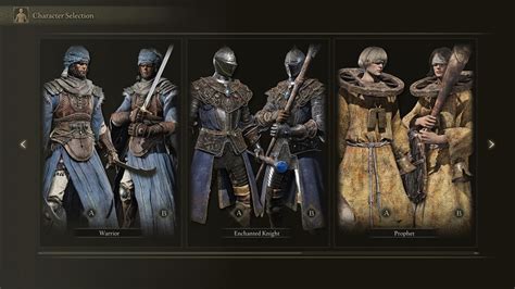 Elden Ring Closed Network Test Classes Revealed Playstation Universe