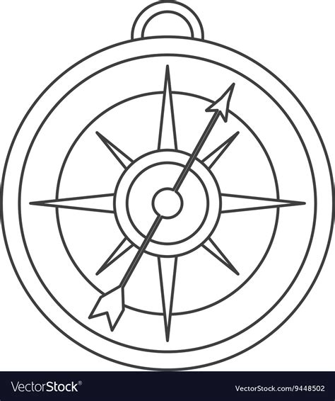 Simple Compass Clip Art