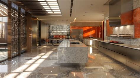 Culinary Space With Dynamic Layouts Stock Illustration Illustration