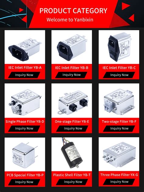 Ac Three Phase Filter 50 60hz High Performance Input Power Emi Filter For Motor Drive