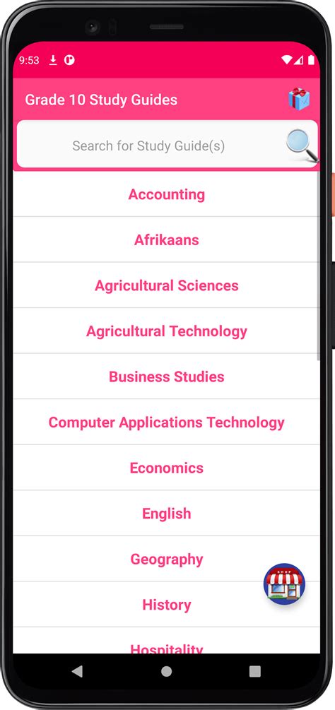 Grade 10 Study Guides For Android Download