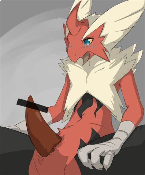 Rule 34 2014 Anthro Artist Request Beak Blaziken Blush Censored Claws