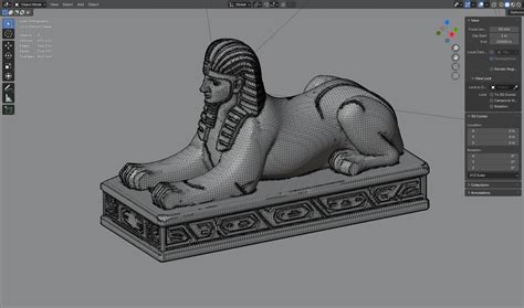 Artstation Sphinx Statue 3 Game Assets