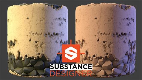Stylized Broken Wall Substance Designer