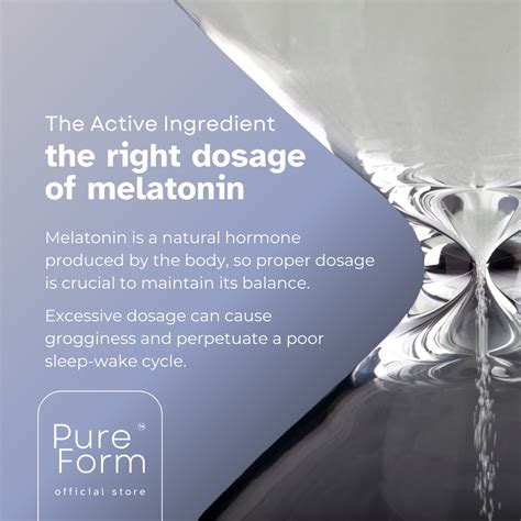 Pure Form Melatonin Complex 3mg Melatonin 690mg Natural Sleep Aids