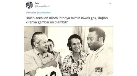 Foto Jadul Pak Soeharto Bertemu Pele Menarik Perhatian Netizen Fokus Ke Senyum Mantan Presiden
