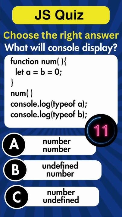 Javascript Quiz 4 Test Your Knowledge Javascriptquiz Javascript