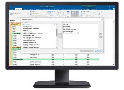 Earned Value Analysis In Schedulereader