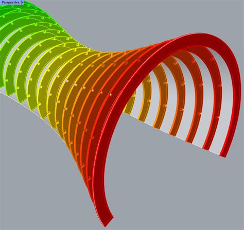 Something Like This In Grasshopper Waffle Structure Follows Curves