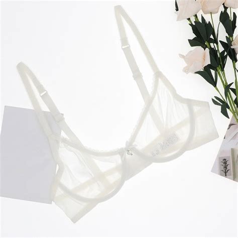 Lace See Through Bras Breathable Womens Bra Sexy Lingerie Unpadded