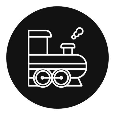 Premium Vector Steam Engine Vector Illustration