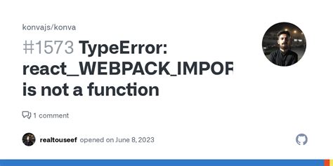 Typeerror Reactwebpackimportedmodule0useid Is Not A Function · Issue 1573 · Konvajs
