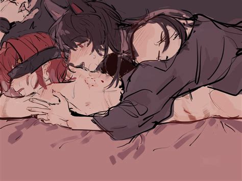 Ange Katrina And Inui Toko Nijisanji Drawn By Lingyi Danbooru