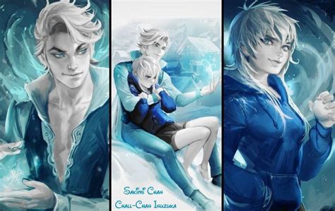 Reverse Gender For Elsa And Jack Frost Disney Art Drawings Disney Fan Art Disney Princess Anime