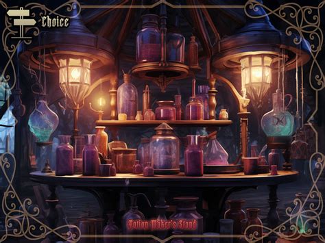 Cyoa Isw Potion Makers Stand By Felicitycn On Deviantart