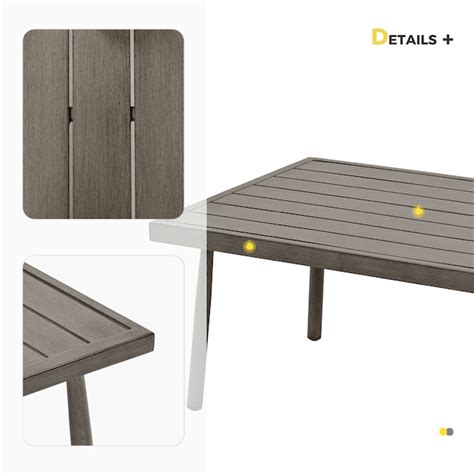 6 Piece Patio Conversation Set With Gray Cushions In The Patio Conversation Sets Department At