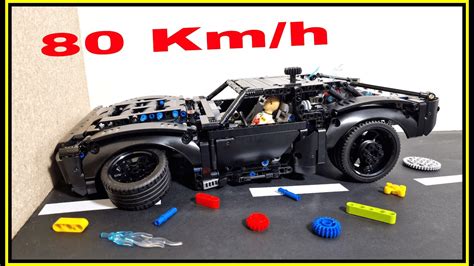 Lego Technic Batmobile Crash 💥 80 Kmh 💥 Lego Car Crash Test Lego