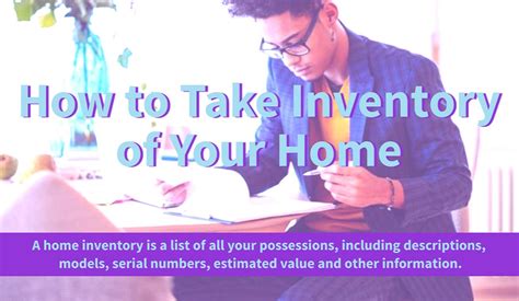 Cheryl Aday On Linkedin Infographic Lists Photos And Videos Make Keeping A Home Inventory…