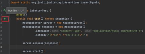 how to use mockwebserver to mock and test calls ai driven e2e