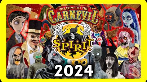 🤡 All Spirit Halloween 2024 Animatronic Videos 🎪 Youtube