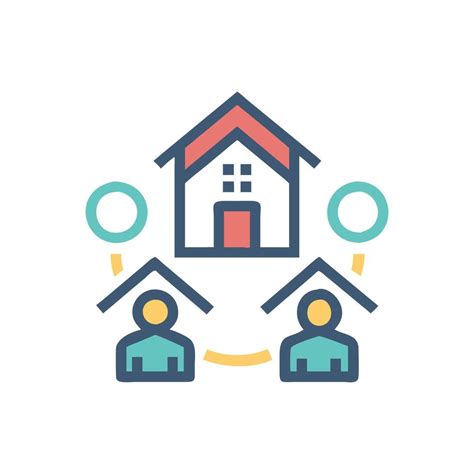 Stylish Homeowner Association Icon 57079610 Vector Art At Vecteezy