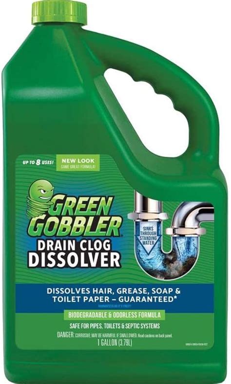Green Gobbler Liquid Toilet Plunger Clog Remover Safe