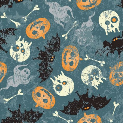 Download Halloween Grunge Pattern Wallpaper
