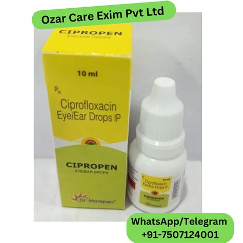 Ciprofloxacin Eye Drops Packaging Size 10 Ml In 1 Bottle At Rs 55bottle In Nagpur