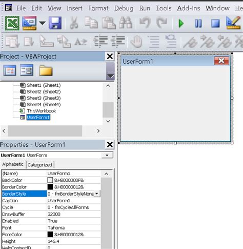 Excel Userform Frame And Border Color Microsoft Qanda