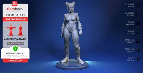 Chun Li 3d Print Model Download Free