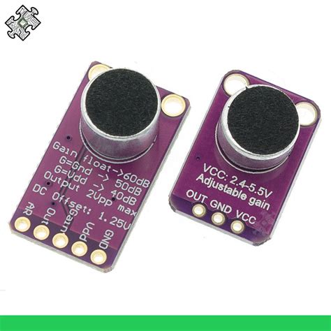 Englab Max9814 Microphone Agc Amplifier Board Sound Sensor Module Auto Gain Control Max4466