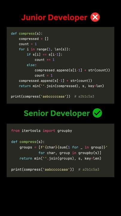 Python String Compression Basic Vs Optimized Algorithmshowdown Youtube