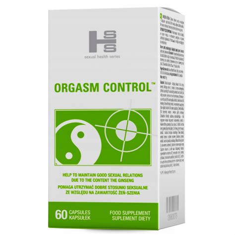 Orgasm Control 60 Tabs Maisto Papildas Ejakuliacijai Atitolinti