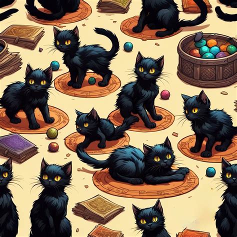 Kitten Repeating Patter By Ancientnagaraja On Deviantart